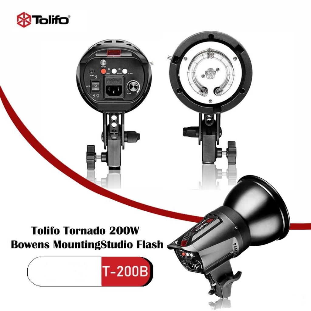 Jual Lampu Studio Tolifo Tornado T-200B Bowens 200watt | Shopee Indonesia