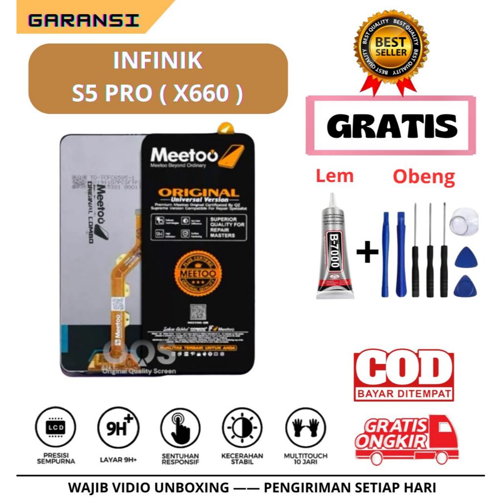 Jual Lcd Touchscreen INFINIK S5 PRO ( X660 ) GRATIS Lem + Obeng / Lcd ...