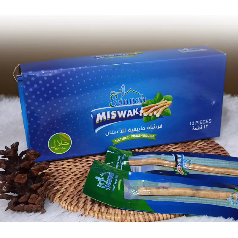 Jual Siwak Kayu Siwak Almiswak premium Quality 1 kotak isi 12 Batang ...