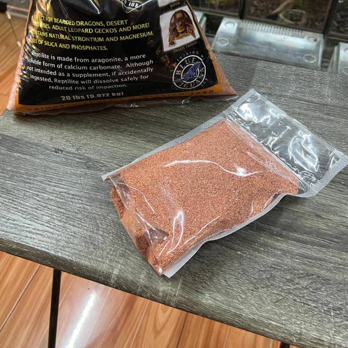 Jual Caribsea Reptilite Calcium Sand Repack 1 kg / Reptile Sand / Pasir ...