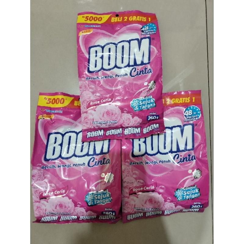 Jual Boom detergent bubuk 260 g | Shopee Indonesia