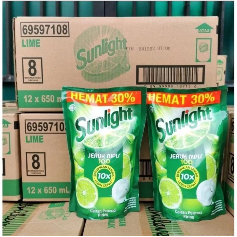 Jual Sunlight sabun cuci piring jeruk nipis 635 ml | Shopee Indonesia