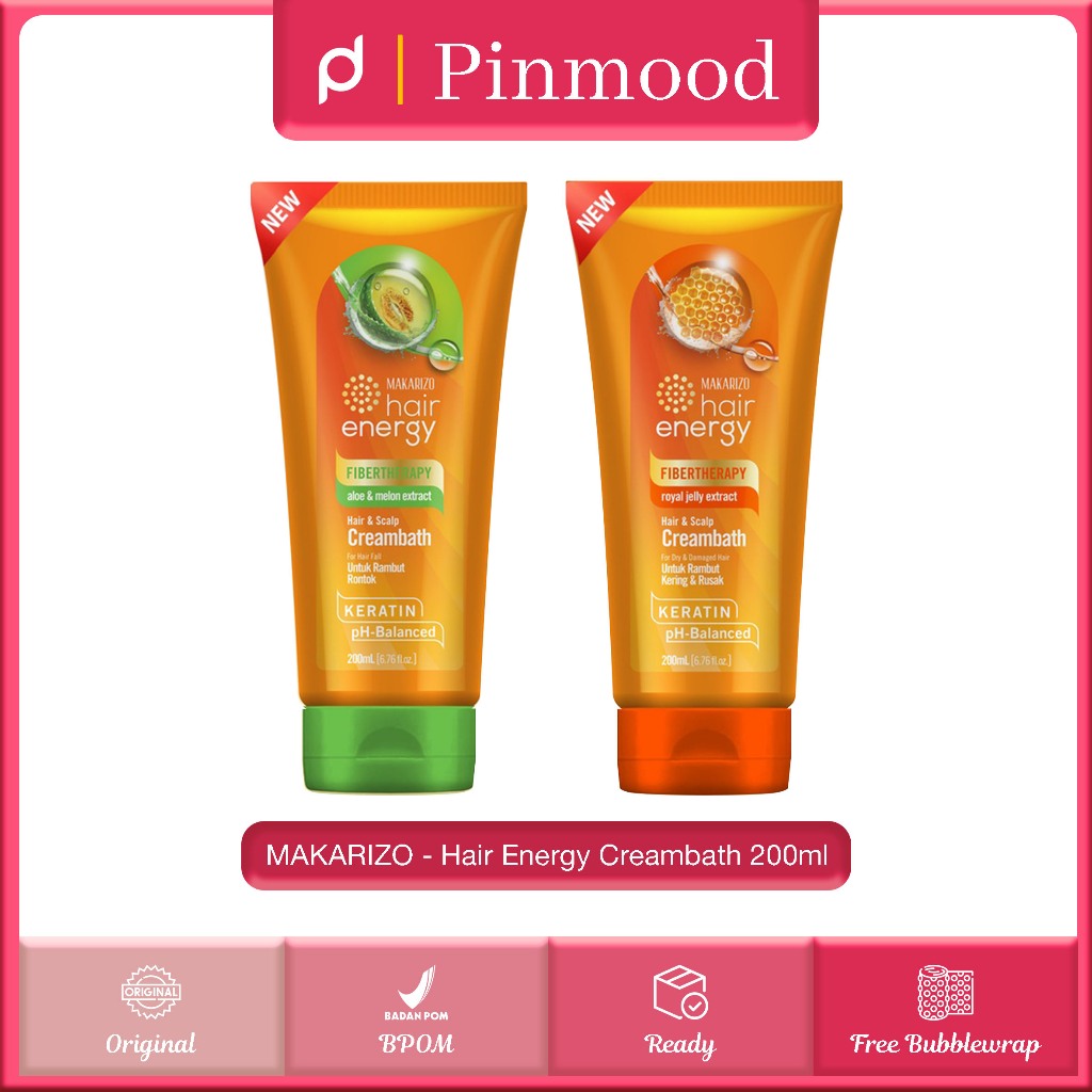 Jual MAKARIZO - HAIR ENERGY FIBERTHERAPY HAIR & SCALP CREAMBATH TUBE ...