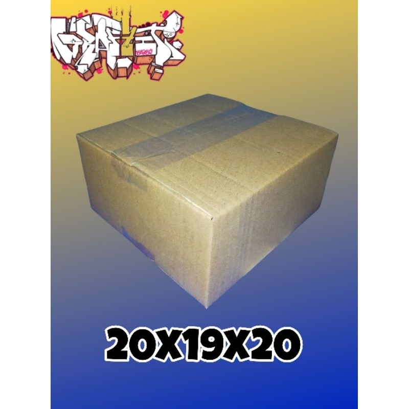 Jual kardus packing 20x19x20 kardus polos/karton box/kardus sedang ...