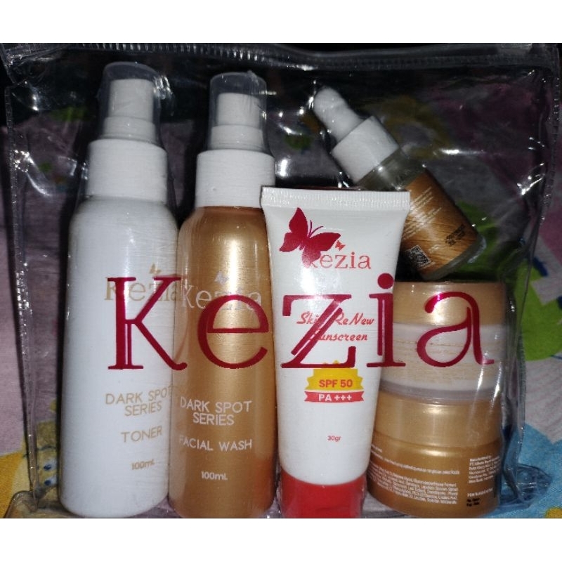 Jual CREAM KEZIA BEAUTY DARKSPOT NEW PACKAGE SERIES-PAKET ANTI FLEK HITAM | Shopee Indonesia