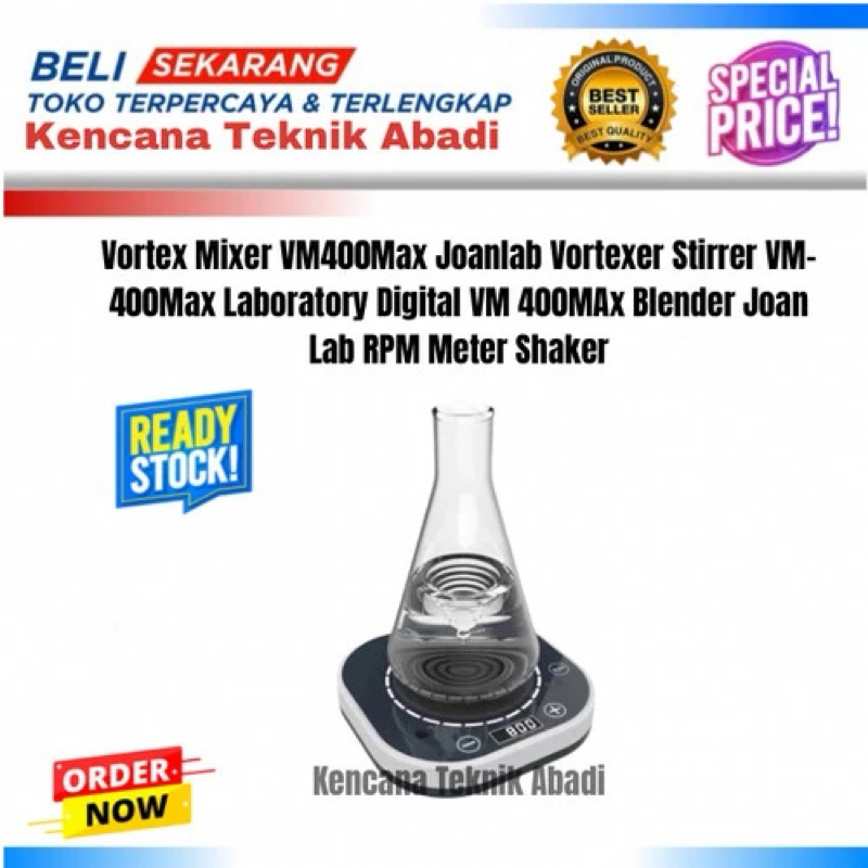 Jual Vortex Mixer VM400Max Joanlab Vortexer Stirrer VM-400Max Laboratory Digital VM 400MAx ...