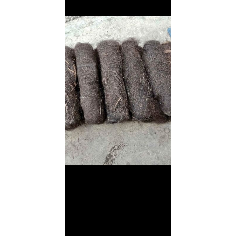 Jual SABUT IJUK BANTAL / SERABUT IJUK HITAM FILTER AIR Ijuk Resapan air ...