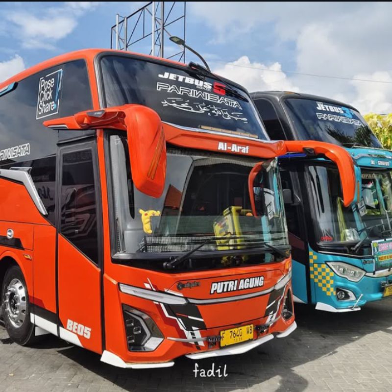 Jual ( COD ) winglet bus jb5 voyager bigbus canter elf set model lancip ...