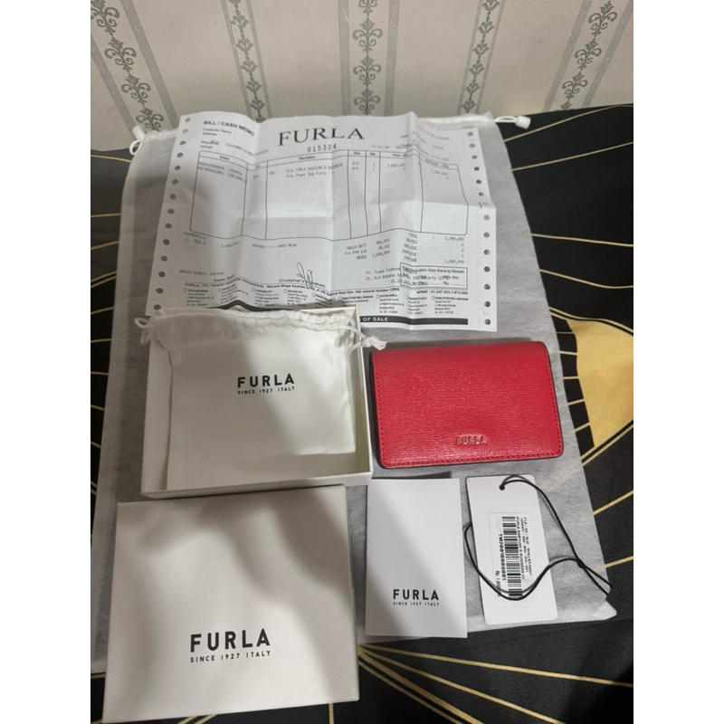Jual Furla card wallet complete set | Shopee Indonesia