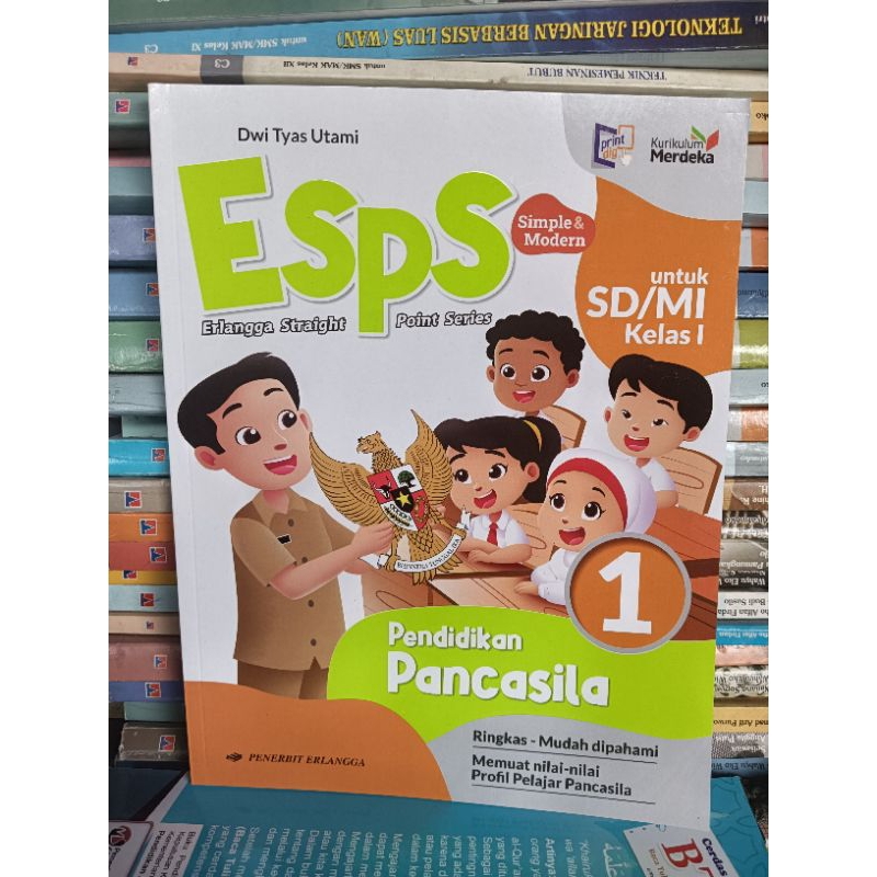 Jual ESPS Pendidikan Pancasila untuk SD/MI Kelas I Kurikulum Merdeka | Shopee Indonesia
