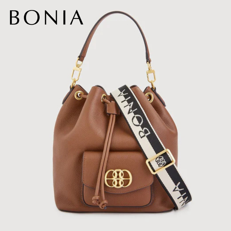 Jual Bonia - Simplicite Small Bucket Bag Brown | Shopee Indonesia