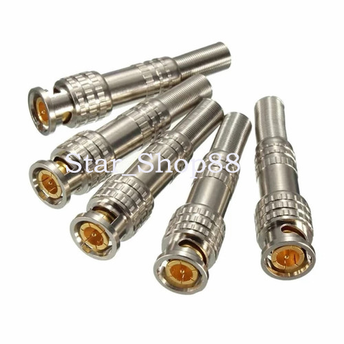 Jual Jack Konektor BNC Buntut Coaxial RG59 RG6 Tanpa Solder untuk CCTV | Shopee Indonesia