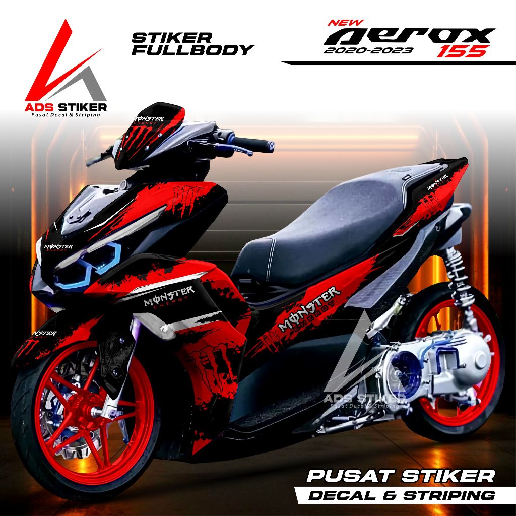 Jual Decal Fullbody All New Aerox 155 Connected - Stiker Aerox New ...