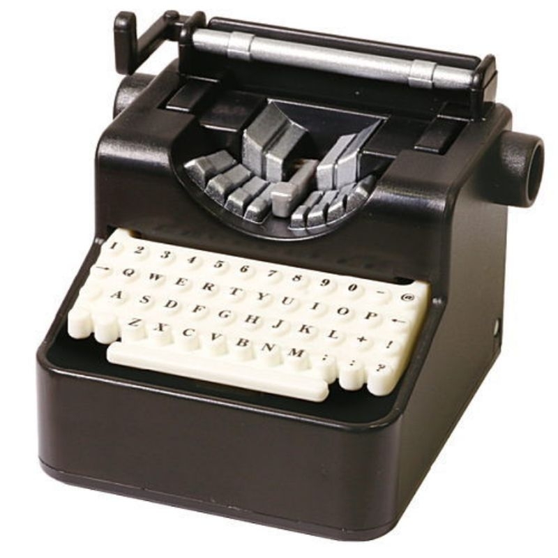 Jual Miniature Typewriter (Mesin Ketik) Gashapon - Retro Type Black by ...