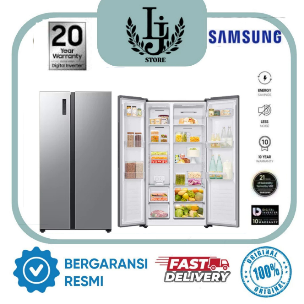 Jual Kulkas Samsung Set By Side 2 Pintu RS5B300M9 Kulkas 2 Pintu ...