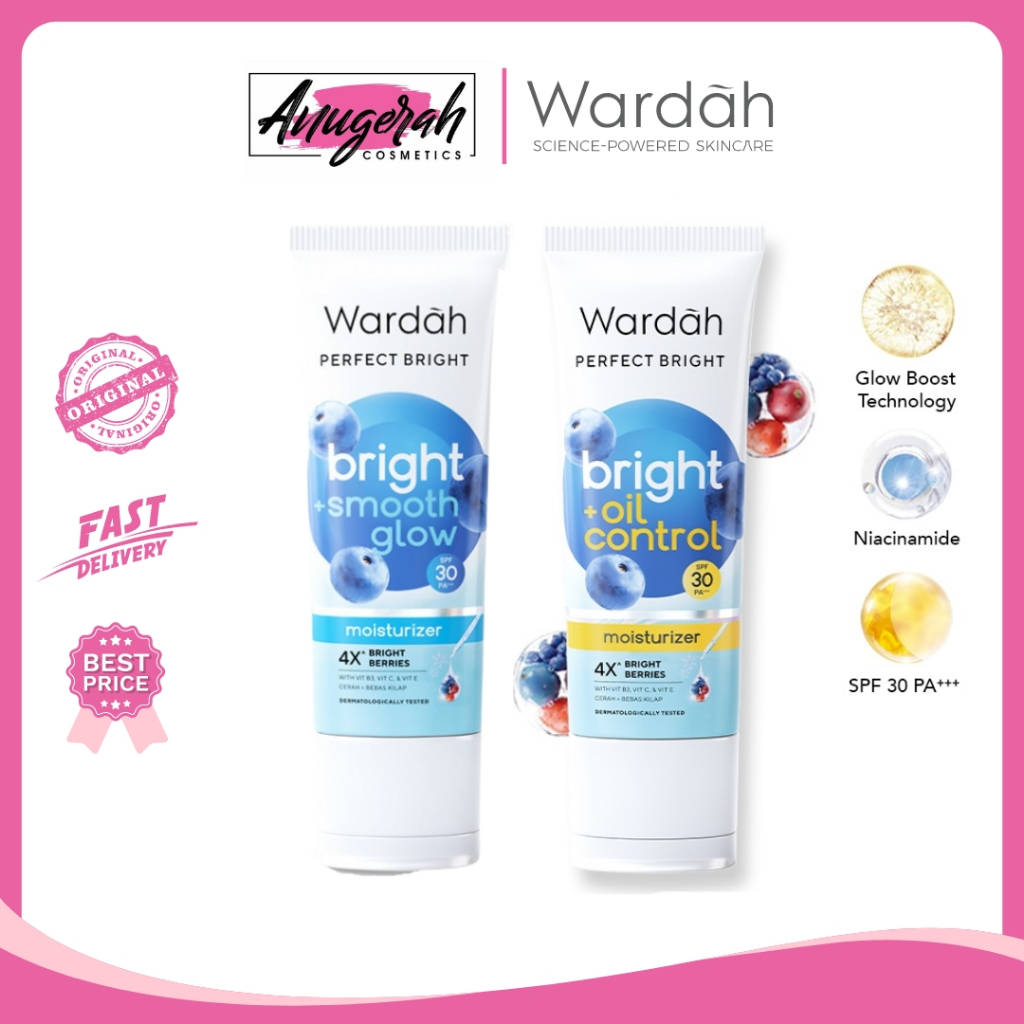 Jual Wardah Perfect Bright Moisturizer Bright SPF 30 PA+++ 20 ml | Shopee Indonesia