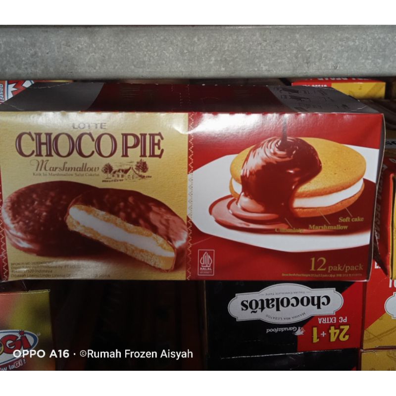 Jual LOTTE CHOCO PIE ISI 12 | Shopee Indonesia