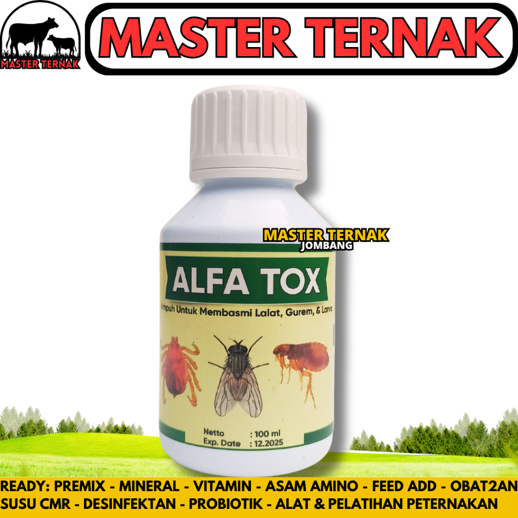 Jual ALFA TOX 100ML - Obat Kutu Sapi - Obat Kutu Gurem Caplak Lalat ...