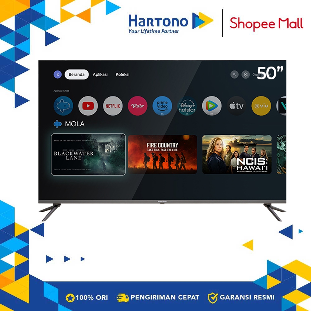 Jual Polytron 50 Inch Smart Cinemax EQLED PLD50QG9059 | Shopee Indonesia