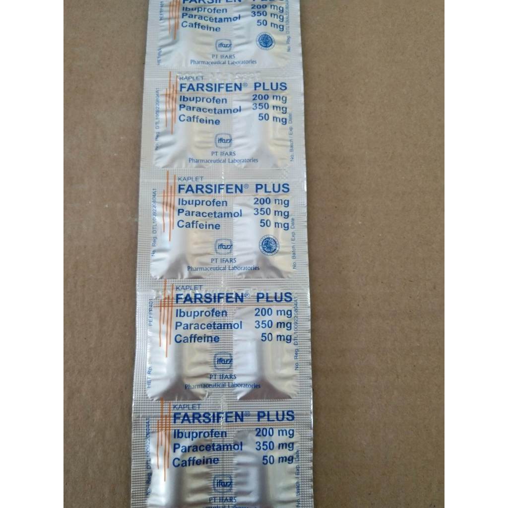 Jual Farsifen Plus 𝟏 𝐒𝐓𝐑𝐈𝐏 𝐈𝐒𝐈 𝟏𝟎 𝐊𝐀𝐏𝐋𝐄𝐓 - Meredakan Demam, Sakit ...