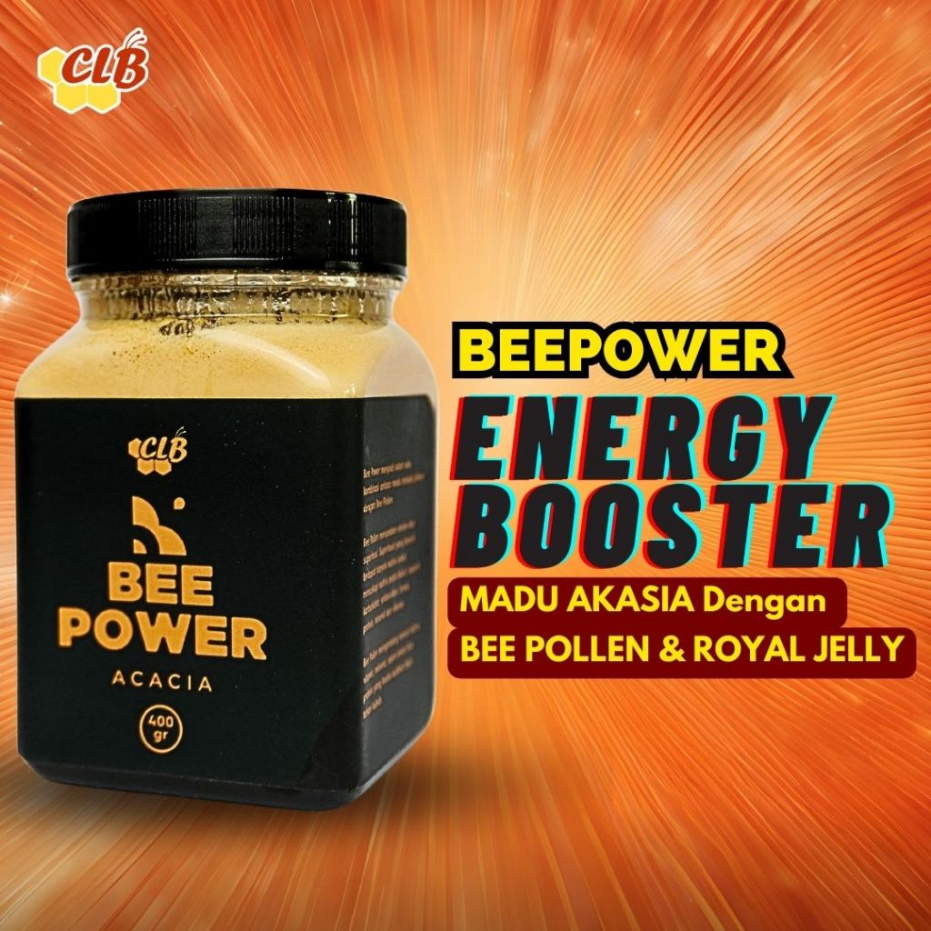 Jual CLB BEE POWER Madu + Royal Jelly + Bee Pollen Penambah Stamina ...