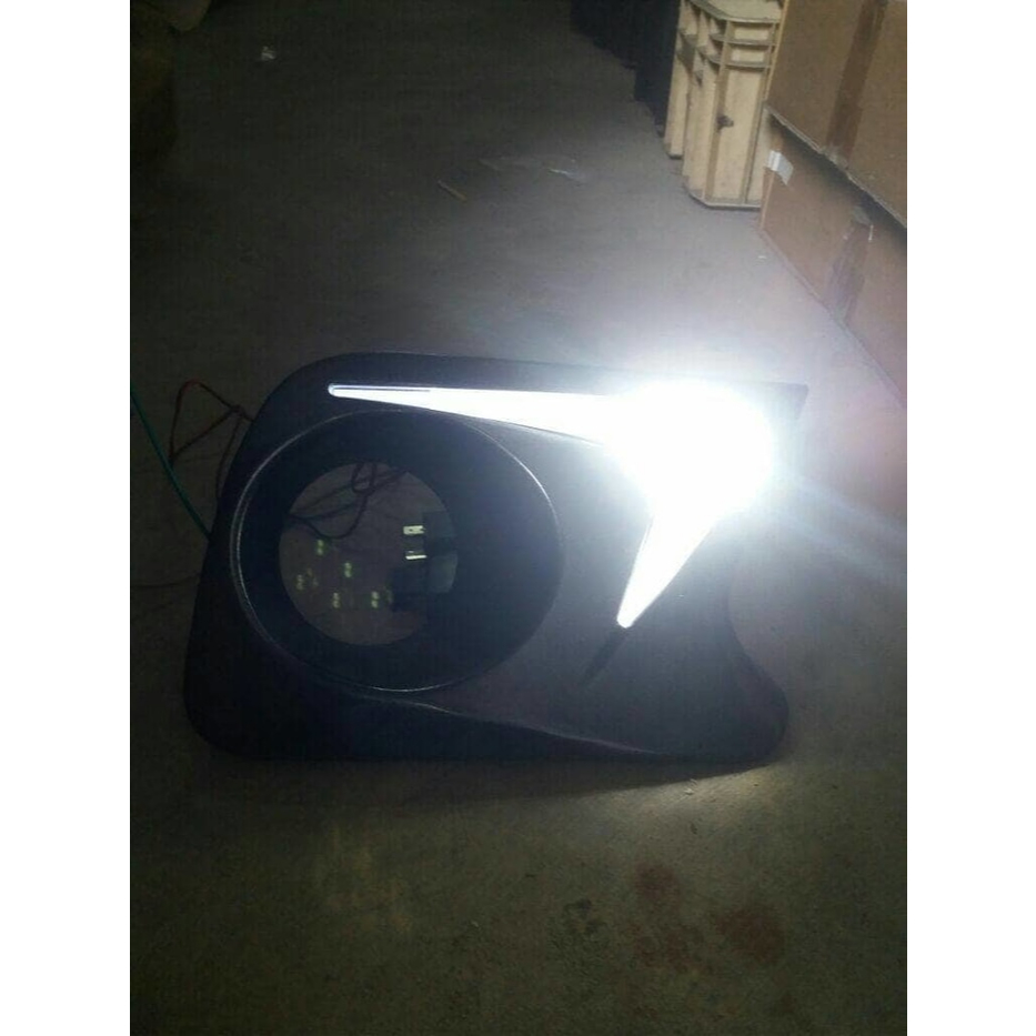Jual ALL NEW AVANZA COVER FOG LAMP MODEL ORI+DRL VARIASI TOYOTA AVANZA ...