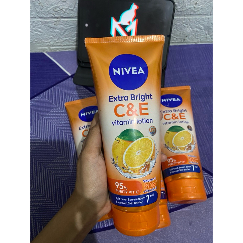 Jual NIVEA Body Lotion Extra Bright C&E Vitamin Lotion 320ml | Shopee Indonesia