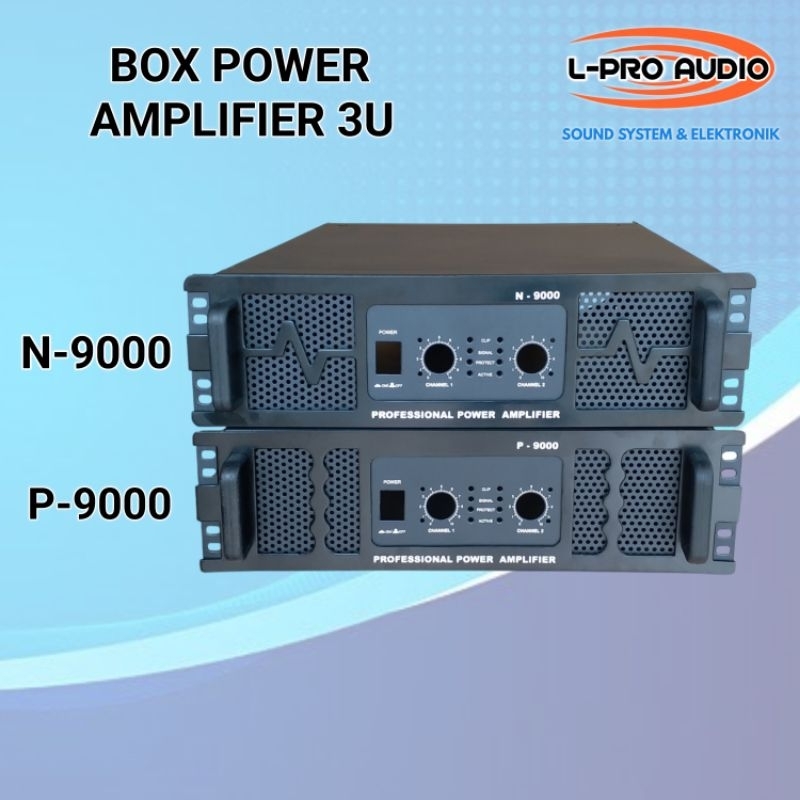 Jual BOX POWER AMPLIFIER N9000 3u CASING KOTAK APMLIFIER | Shopee Indonesia