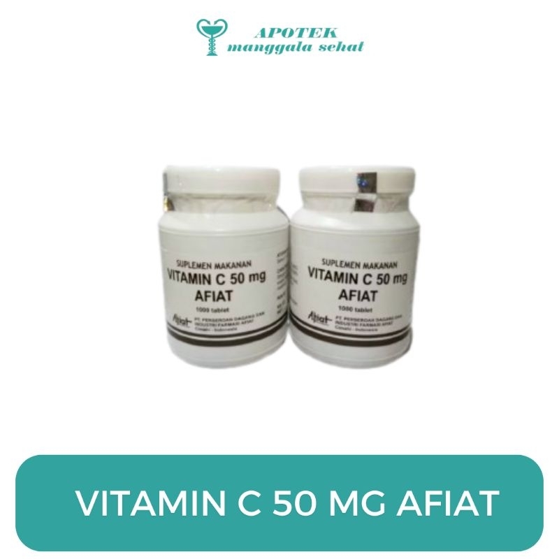 Jual Vitamin C 50 mg Afiat | Shopee Indonesia