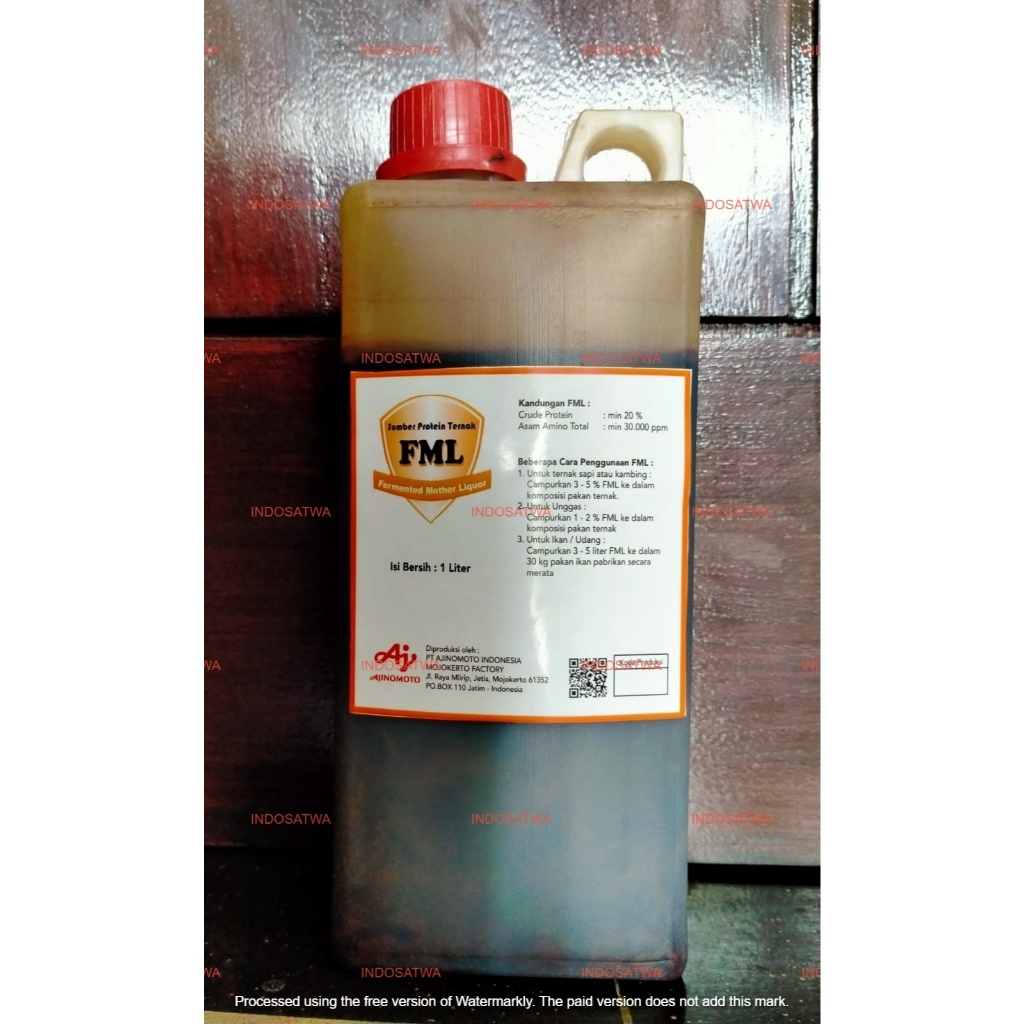 Jual FML Ajinomoto 1 Liter Protein Tinggi Fermentasi Pakan Alternatif ...