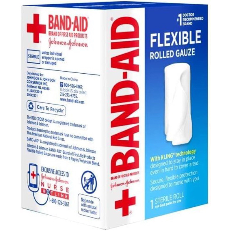 Jual Band-aid Flexible Rolled Gauze with KLING technology 1 Sterile ...
