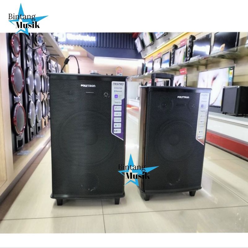 Jual POLYTRON SPEAKER AUDIO PAS PRO 10F6/ 12F6 PROFESIONAL TROLLEY ...