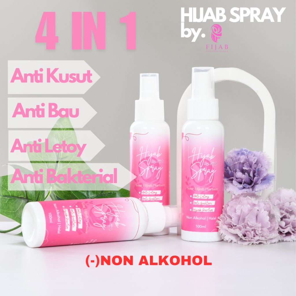 Jual PROMO HIJAB SPRAY By.Fijab HIJAB TEGAK TIDAK KUSUT, MUDAH DI ATUR ...