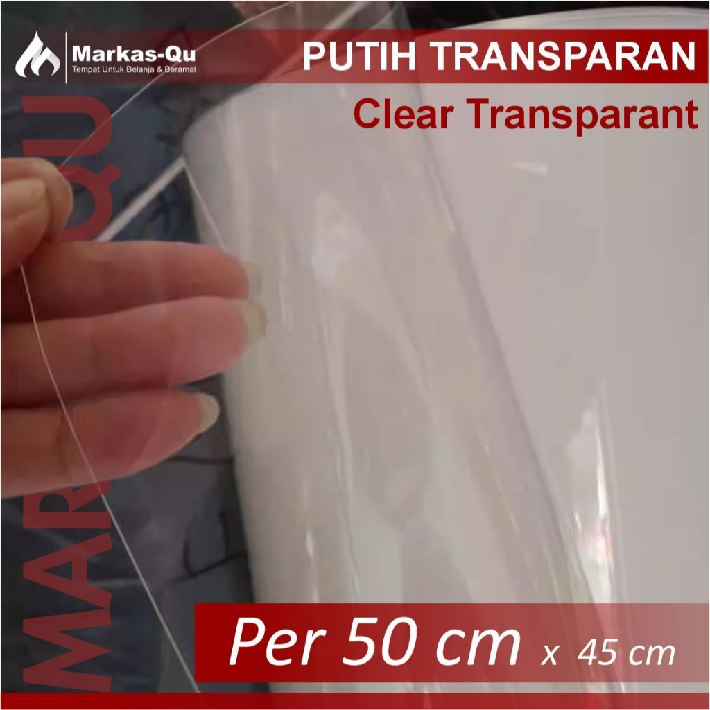 Jual Sticker Skotlet Clear Putih Transparan / Putih Glossy / Putih Doff ( per 50cm ) | Shopee ...