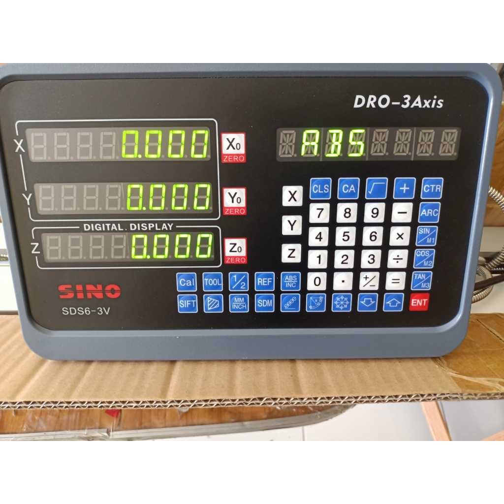Jual DRO 3 Axis (Mesin Milling, Bubut, Surface Grinding dan Mesin ...