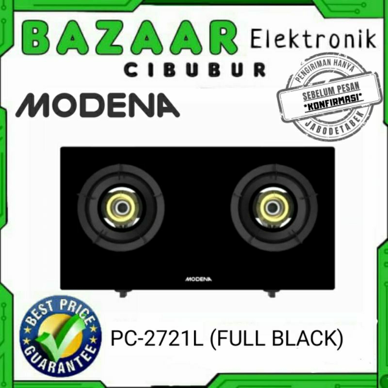 Jual KOMPOR MODENA PC 2721 L / PC2721L GIUSTO KOMPOR PORTABLE 2 TUNGKU ...