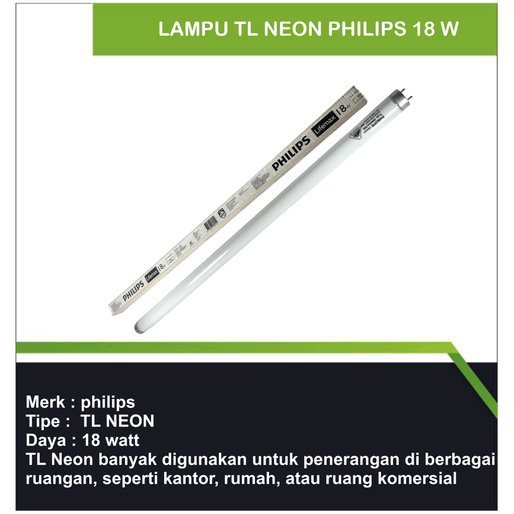 Jual LAMPU TL NEON PHILIPS /LAMPU NEON/LAMPU TABUNG NEON /LAMPU TL ...