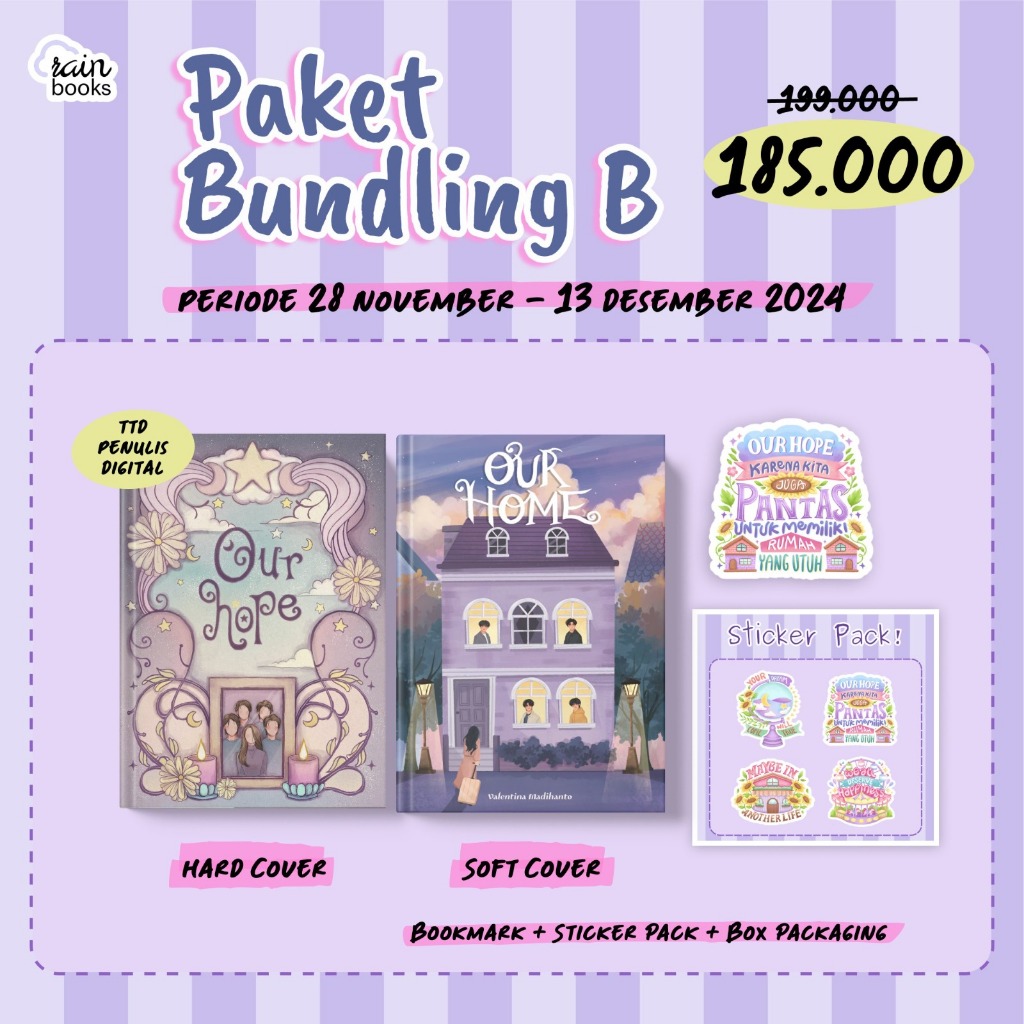 Jual NOVEL OUR HOPE + BONUS - Valentina Madihanto - Rainbooks | Shopee ...