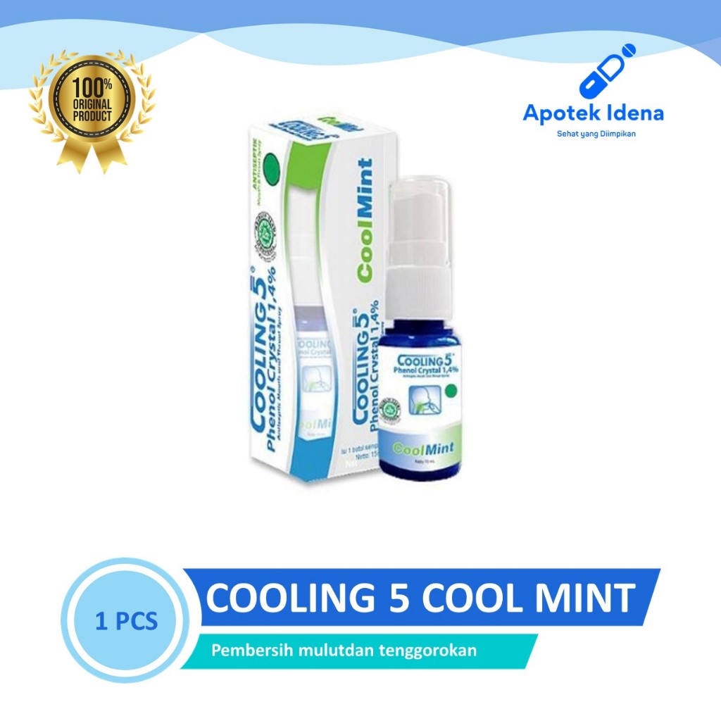 Jual Cooling 5 Spray (Cool Mint) - Obat Sariawan dan Sakit Tenggorokan ...
