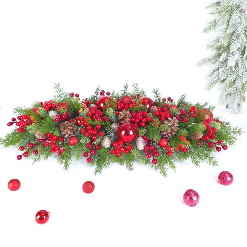 Jual Rangkaian Natal Memanjang/Dekorasi Meja Natal | Shopee Indonesia