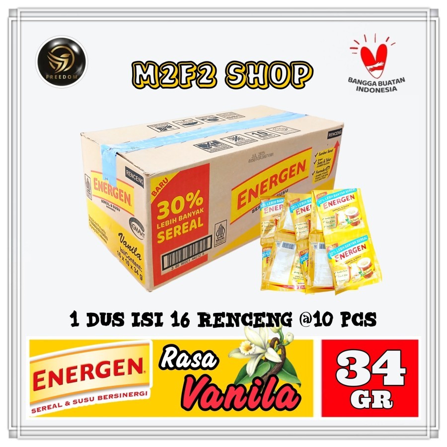 Jual Energen Sereal dan Susu Bersinergi Rasa Vanila | Vanilla Sachet ...