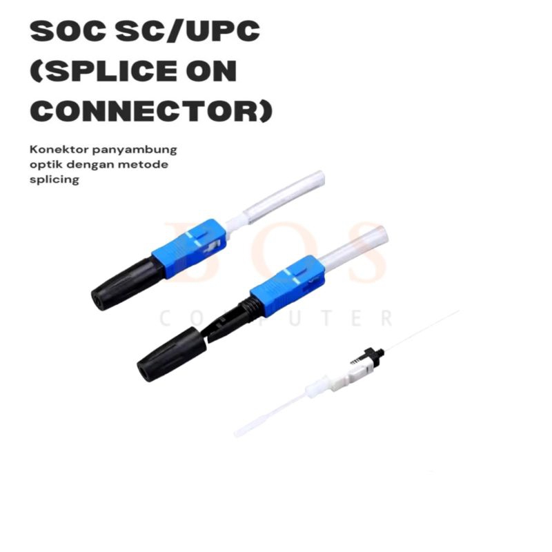 Jual SPLICE ON CONNECTOR SOC FAST CONNECTOR FIBER OPTIC UPC | Shopee ...