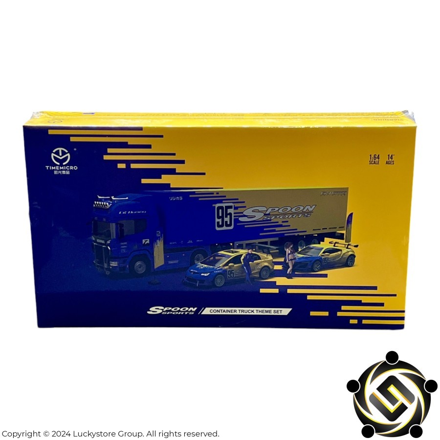 Jual Time Micro 1:64 Scania S730 V8 Container Truck Honda NSX & Honda ...