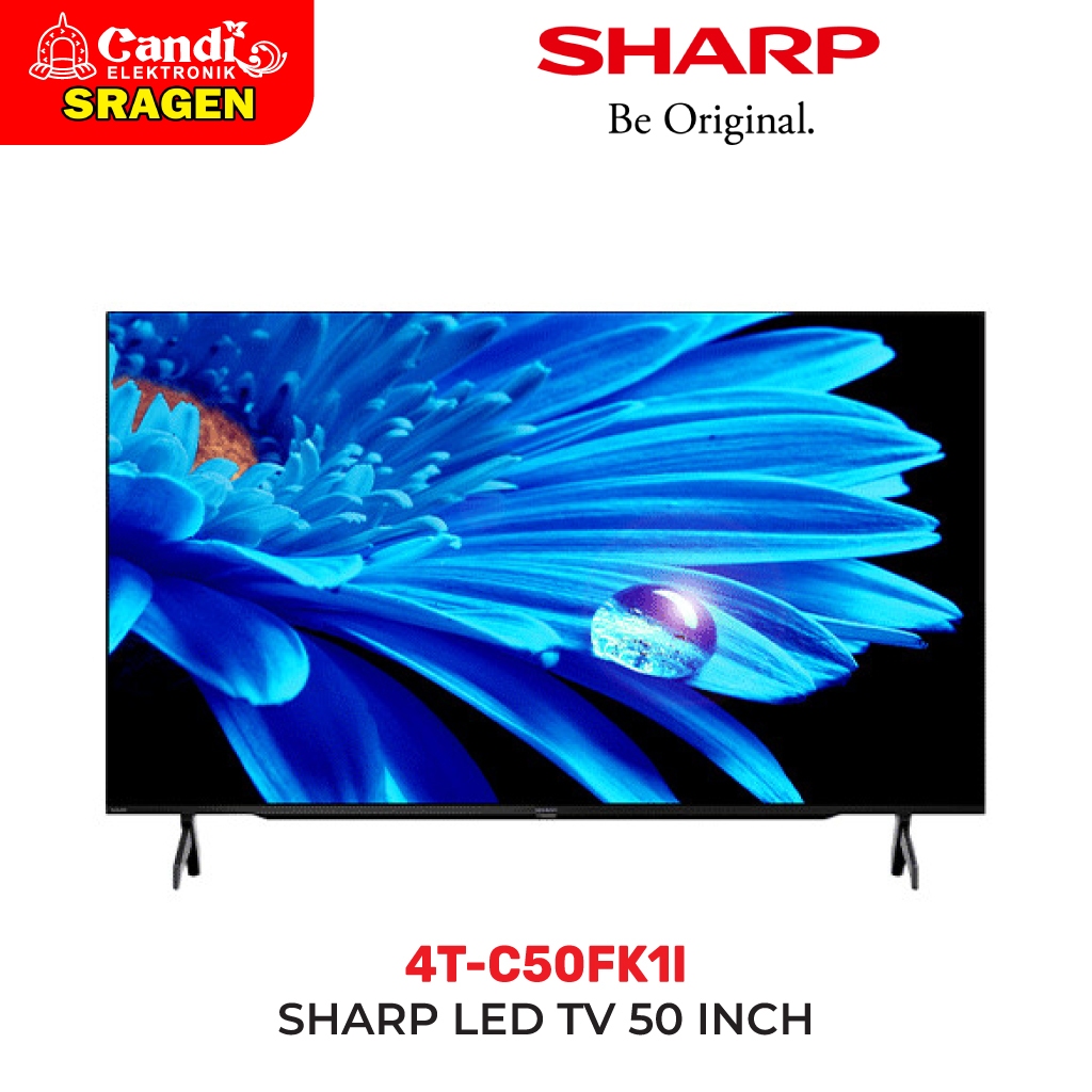Jual SHARP Google TV 4K 50 Inch - 50FK1I / 4T-C50FK1I | Shopee Indonesia