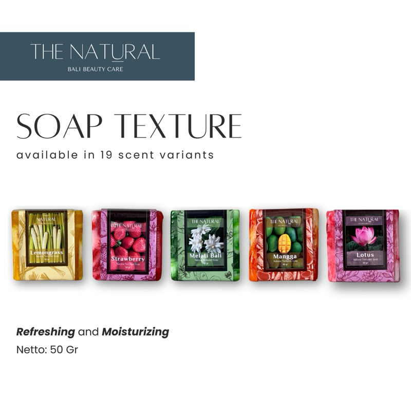 Jual The Natural Soap Texture / Sabun Batang Aromatherapy - Lemongrass ...