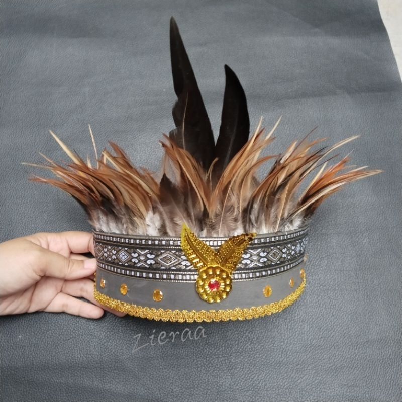 Jual Ikat Kepala Bandana Topi Dayak tradisional Kalimantan PapuaTari ...