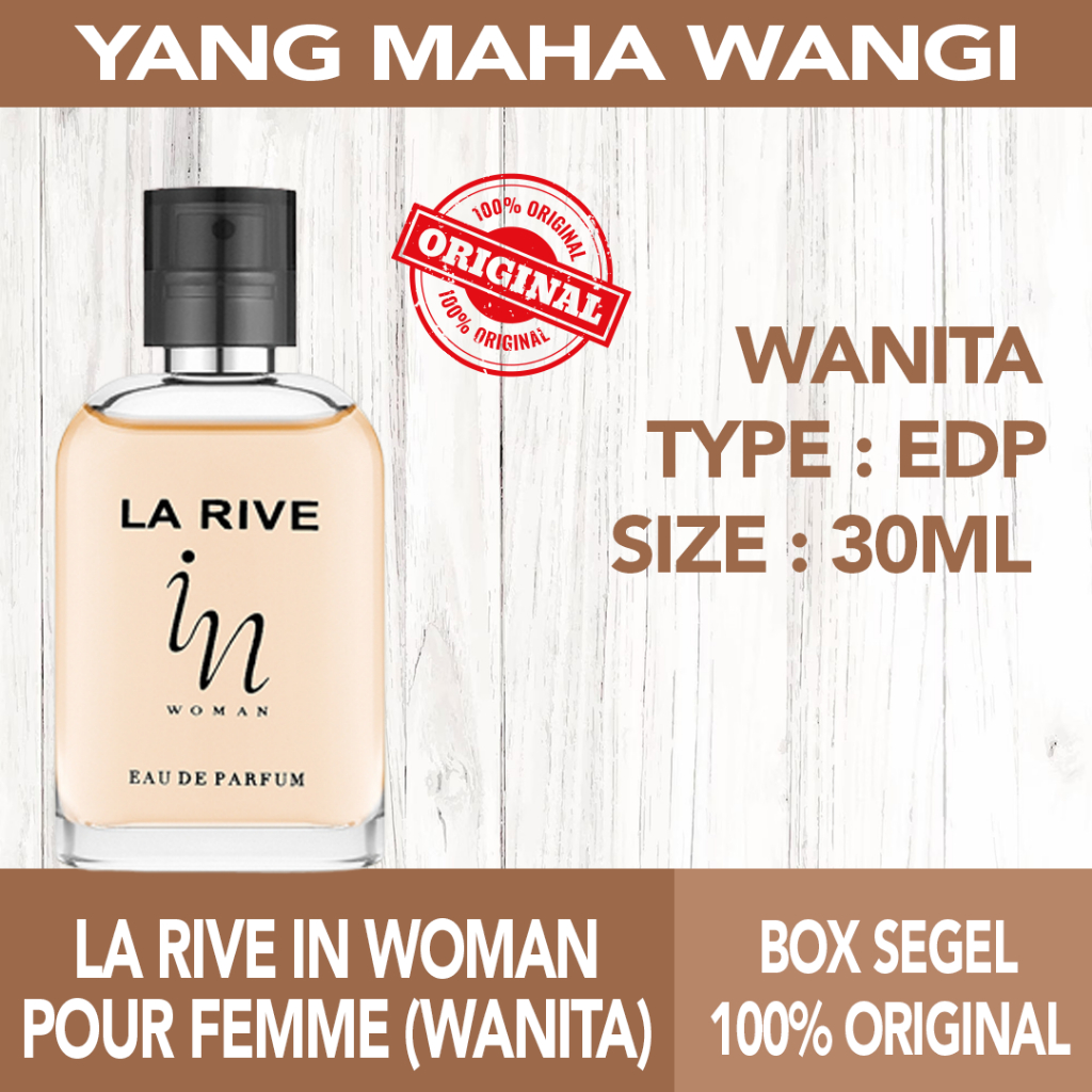 Jual PARFUM ORIGINAL LA RIVE IN FOR WOMEN EDP 30 ML (BOX SEGEL ...