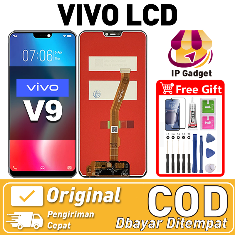 Jual Original Lcd VIVO V9 Fullset asli Layar hp touchscreen Sentuh Versi Tinggi COD | Shopee ...