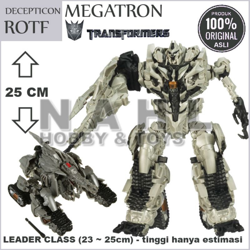 Jual Robot Transformers ROTF DECEPTICON MEGATRON - Leader Class ...