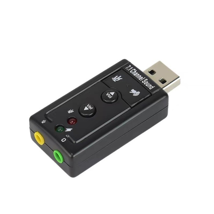 Jual USB SOUNDCARD 7.1 CHANNEL SOUND CARD ADAPTER EXTERNAL AUDIO STREO | Shopee Indonesia